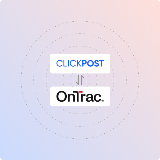 OnTrac API Integration and Tracking with ClickPost